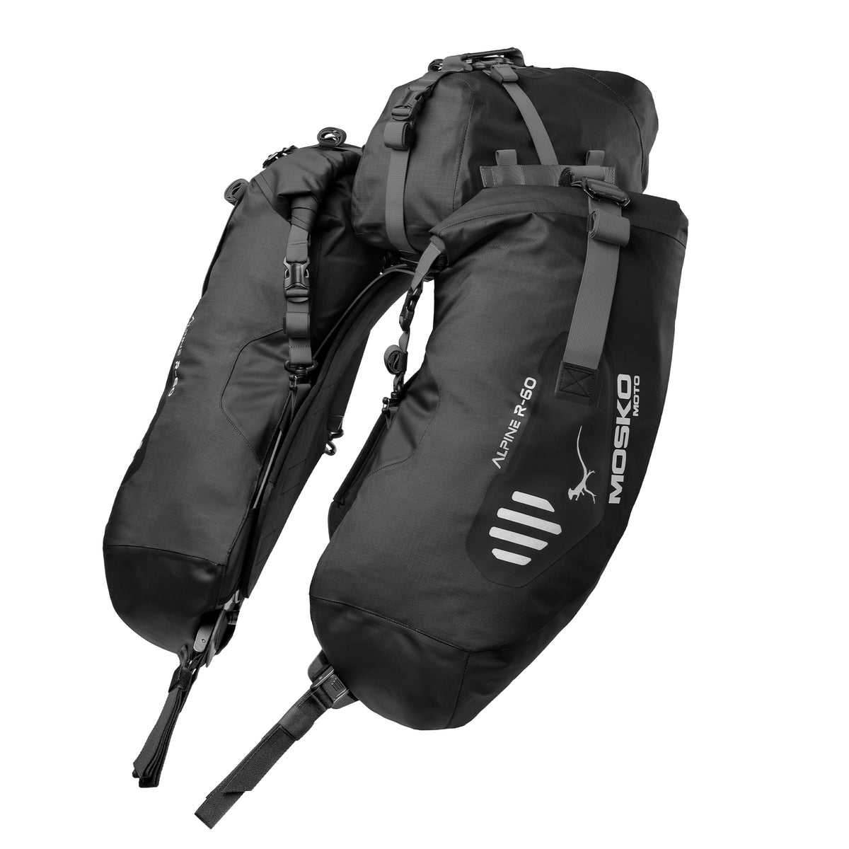 Alpine 60L Rackless Motorcycle Luggage System | Mosko Moto - Mosko Moto EU