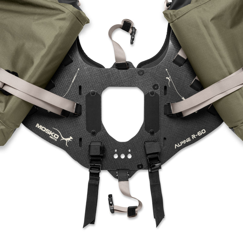 Alpine 60L Rackless Motorcycle Luggage System | Mosko Moto - Mosko Moto EU